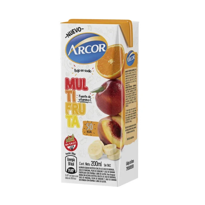 JUGO DE MULTIFRUTA ARCOR 200 CC. – Almacén Virtual